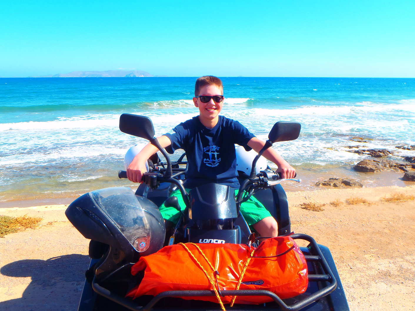 Quad safari on Crete