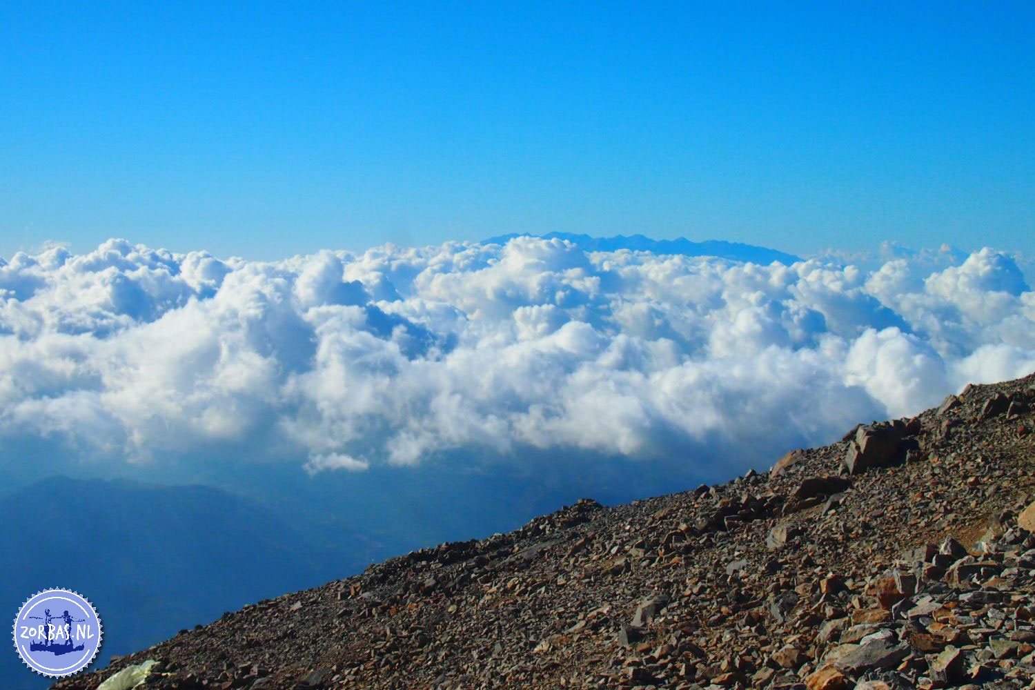 Wandern zum Psiloritis Berg auf Kreta