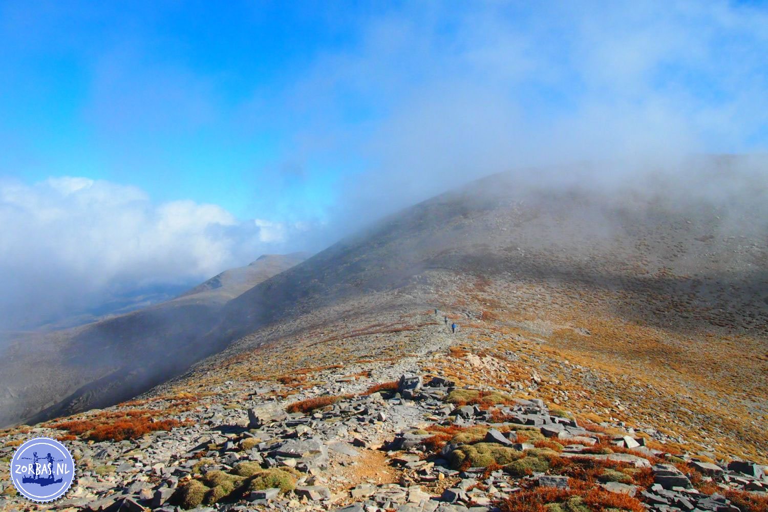 Wandern zum Psiloritis Berg auf Kreta
