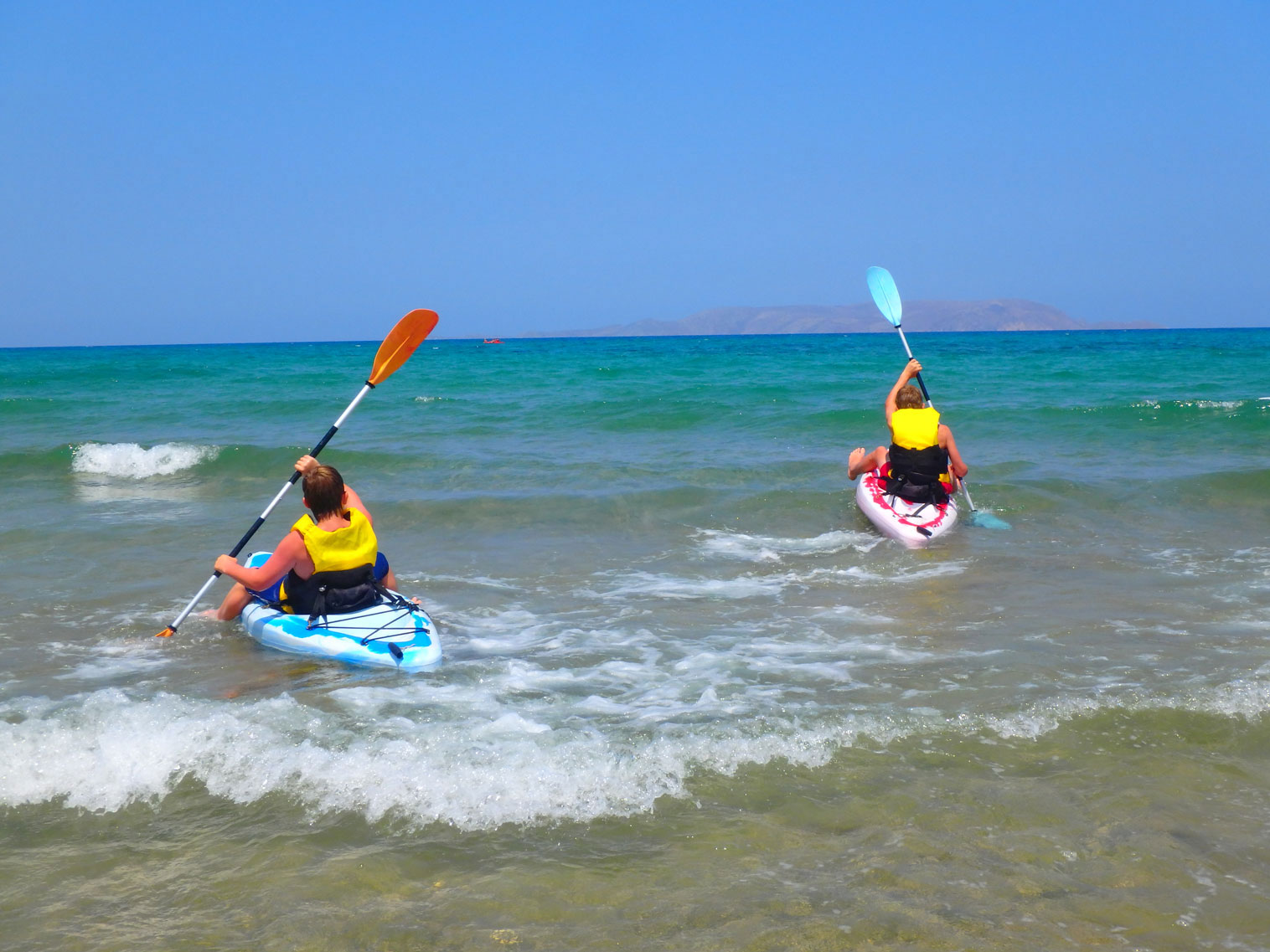 Watersport op Kreta Griekenland