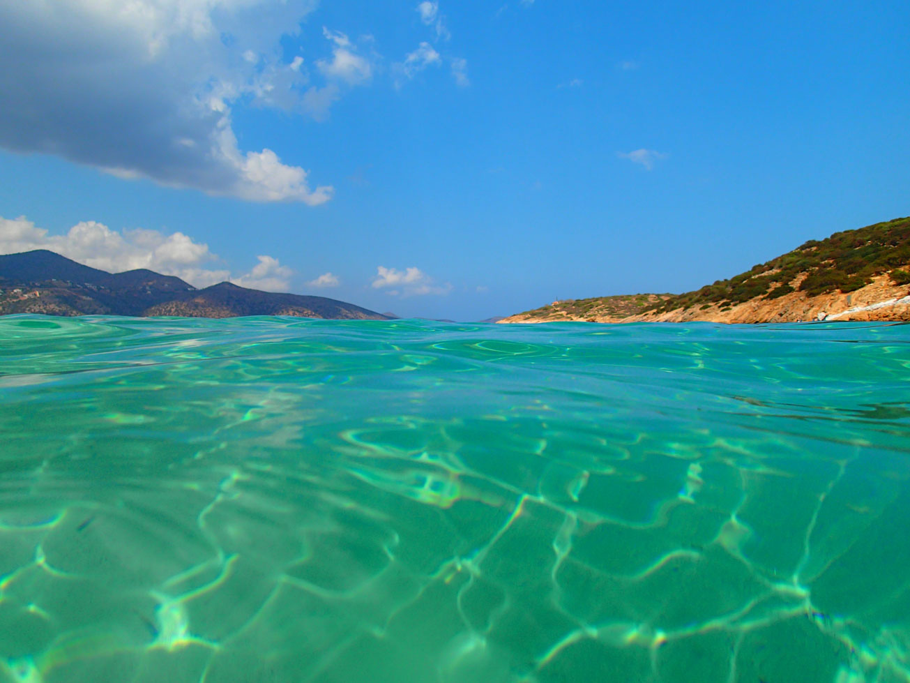 Snorkelling in Crete Greece