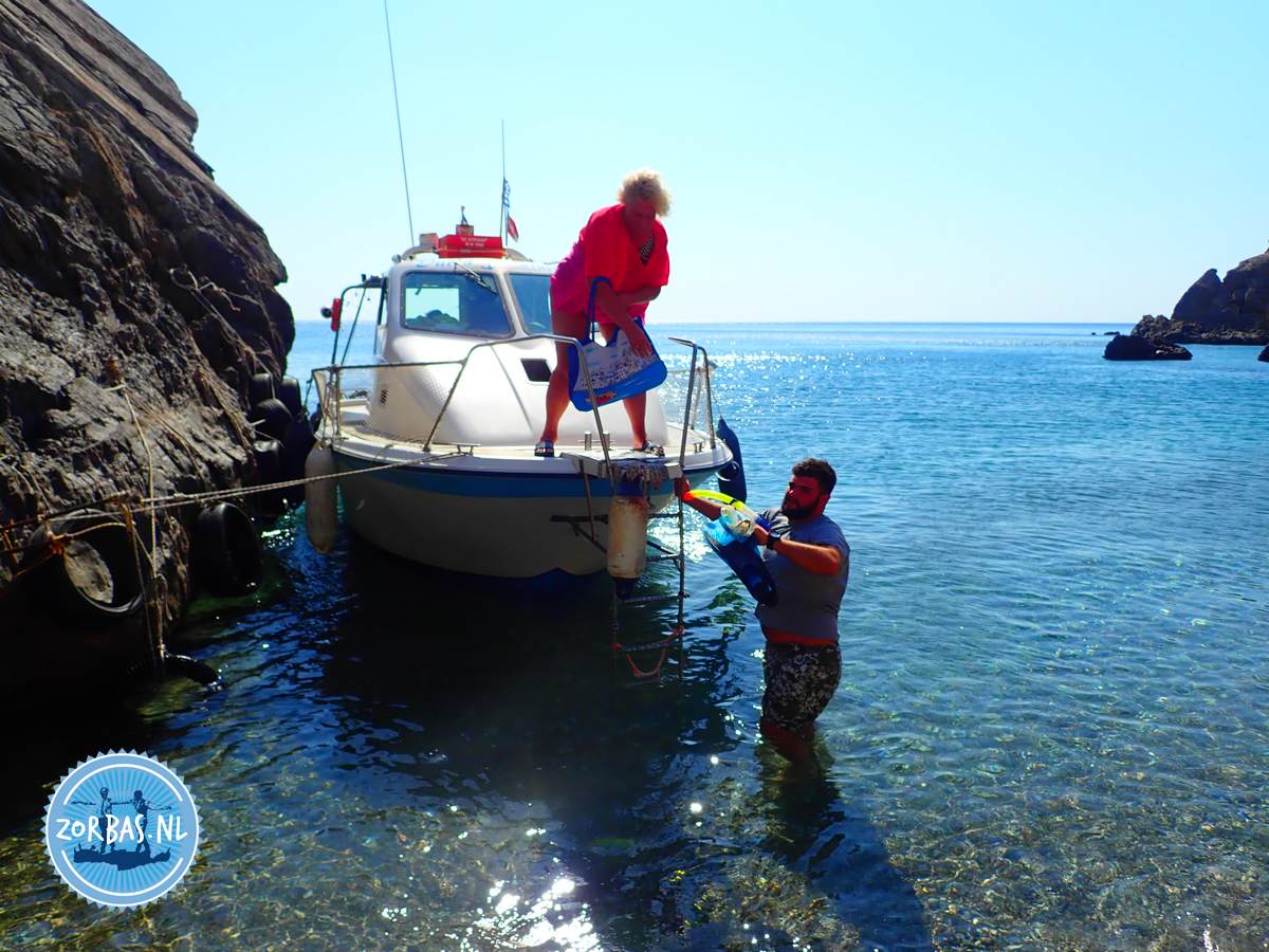 Snorkelling in Crete Greece
