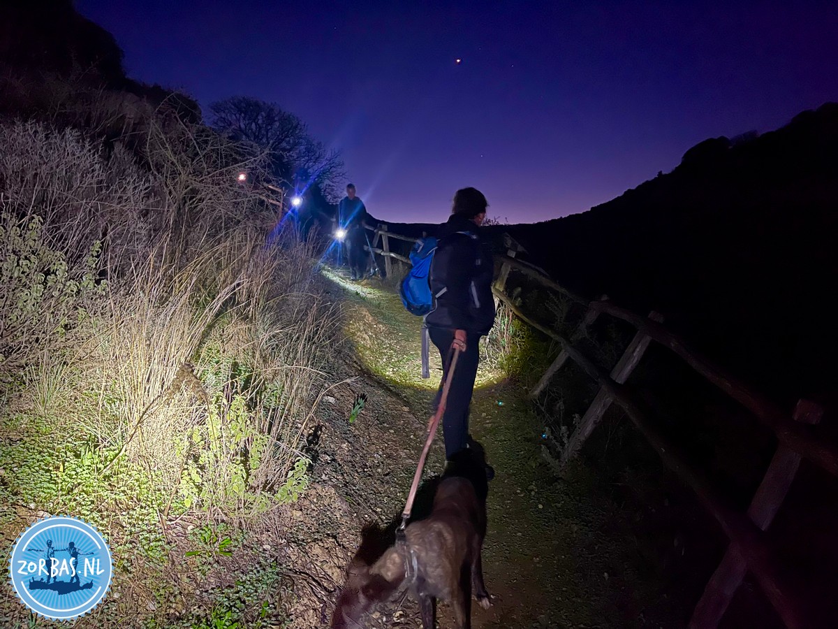 Setting up walking routes in Crete