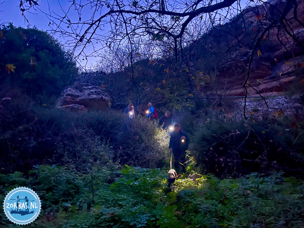Setting up walking routes in Crete