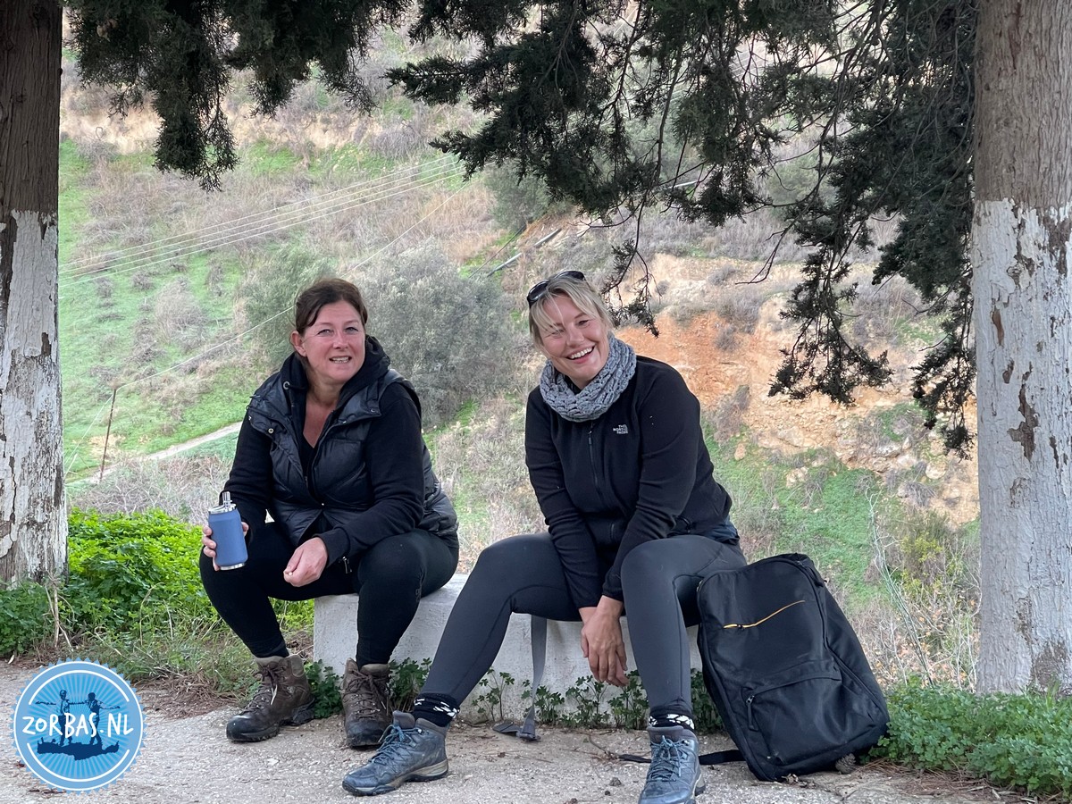 Setting up walking routes in Crete